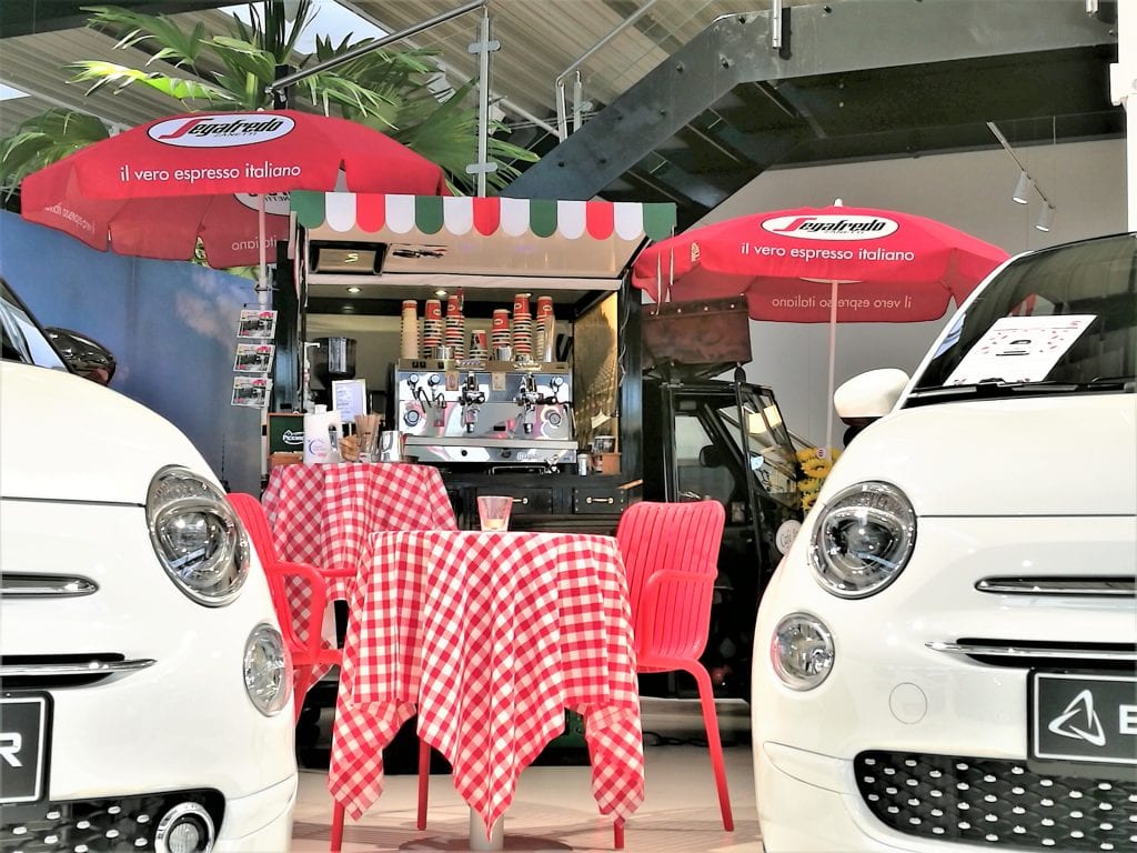 Fiat 500 og Italiensk kaffe - Café Ape